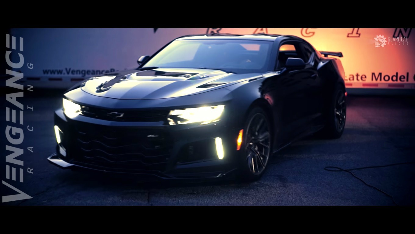 Chevrolet Camaro ZL1 de 1.100 cv desbanca Challenger Demon em arrancada ...