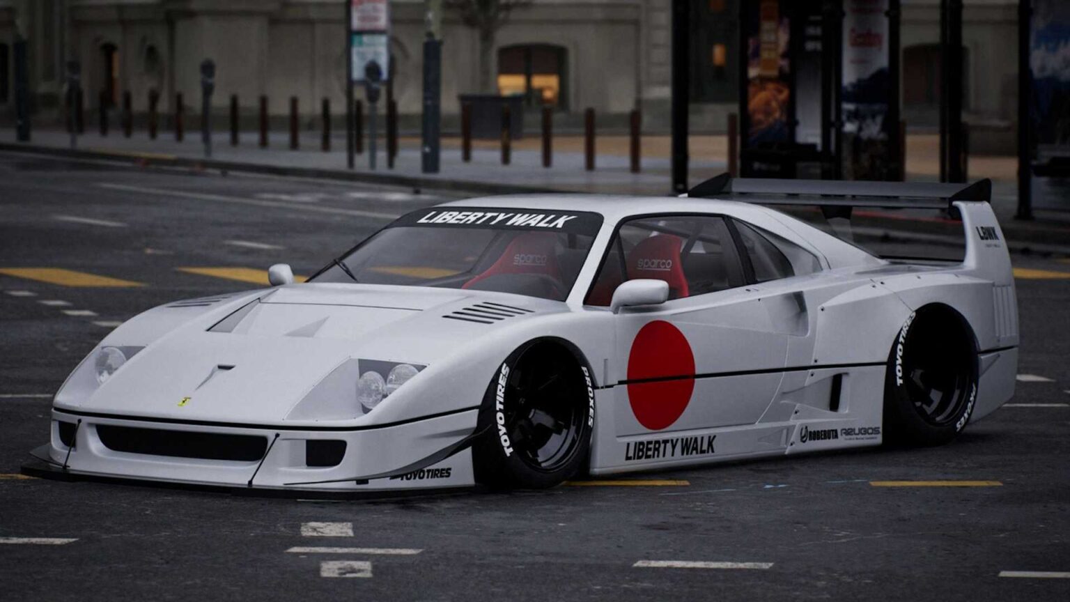 Liberty Walk apresenta Ferrari F40 modificada no Tokyo Auto Salon 2023 ...